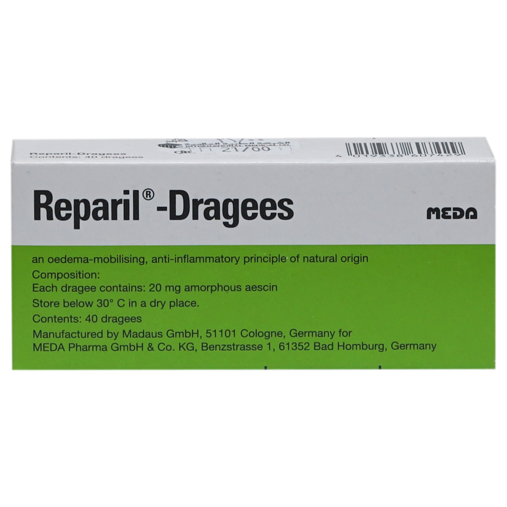 REPARIL- Dragees TABLET 20mg 40'S- | Pharmacy and More