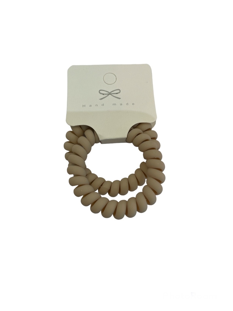 Future Cocoa Hair Rings Telephone Wires-2pcs | Pharmacy and More