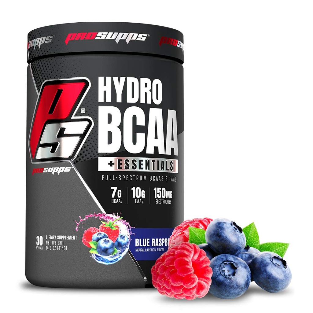 Hydro BCAA Plus Essentials (30srv) Blue Raspberry | Pharmacy and More