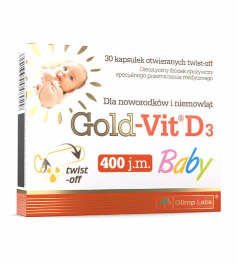 Gold-Vit D3 Baby 400 IU 30 Twist Caps | Pharmacy and More