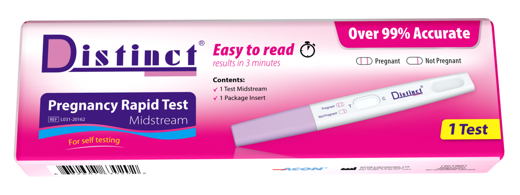 Distinct Pregnancy Rapid Test Midstream 1 Tests | Pharmacy and More