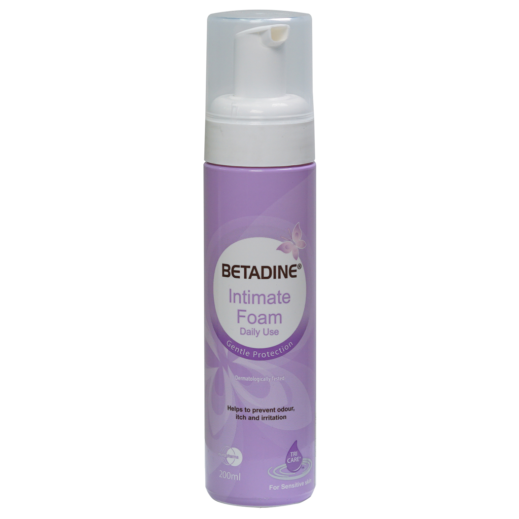 BETADINE INTIMATE FOAM 200ML- | Pharmacy and More