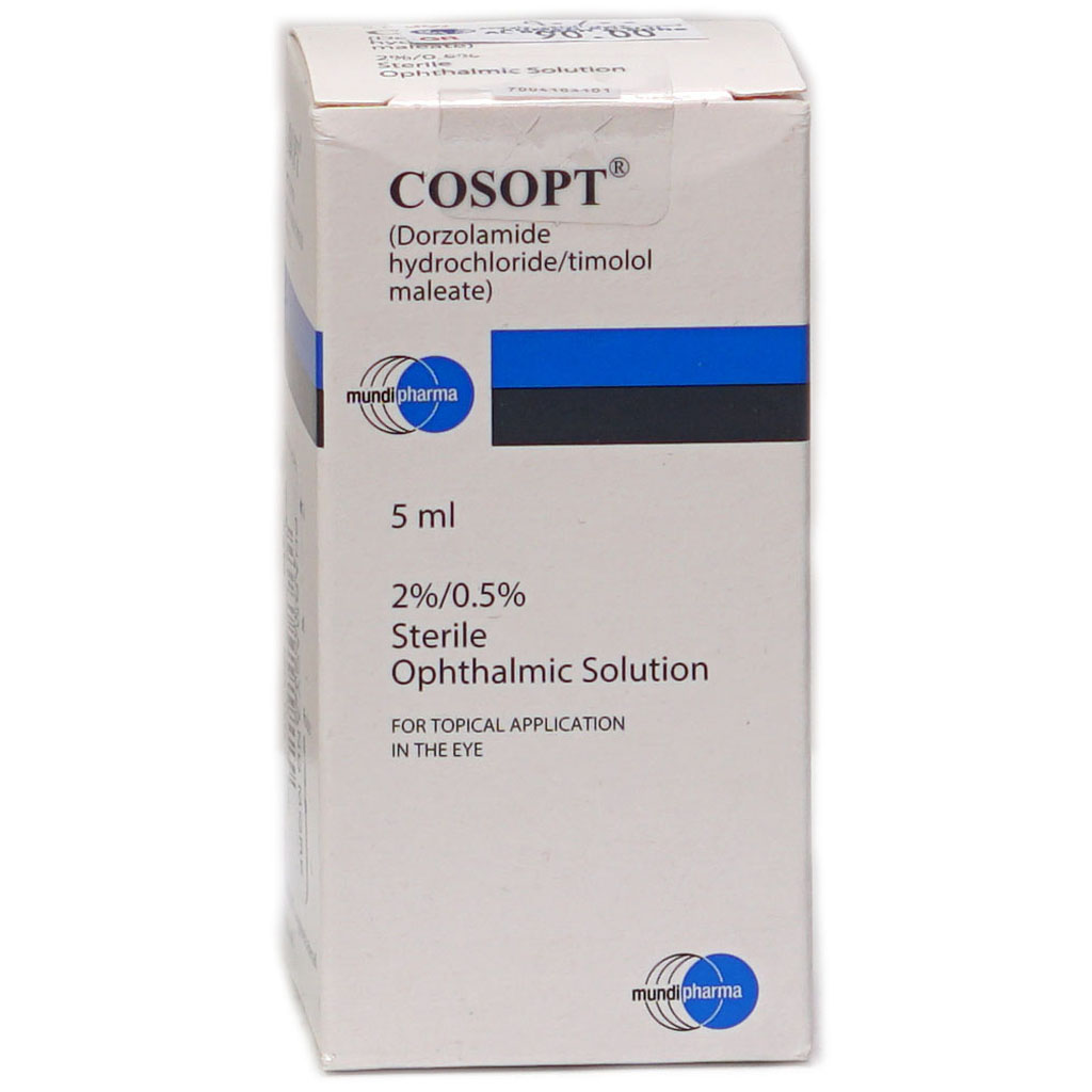 Cosopt 2% Eye Drops 5Ml- | Pharmacy and More