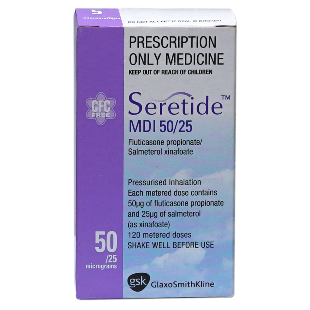 Seretide Mdi 50/25 Evohaler- | Pharmacy and More