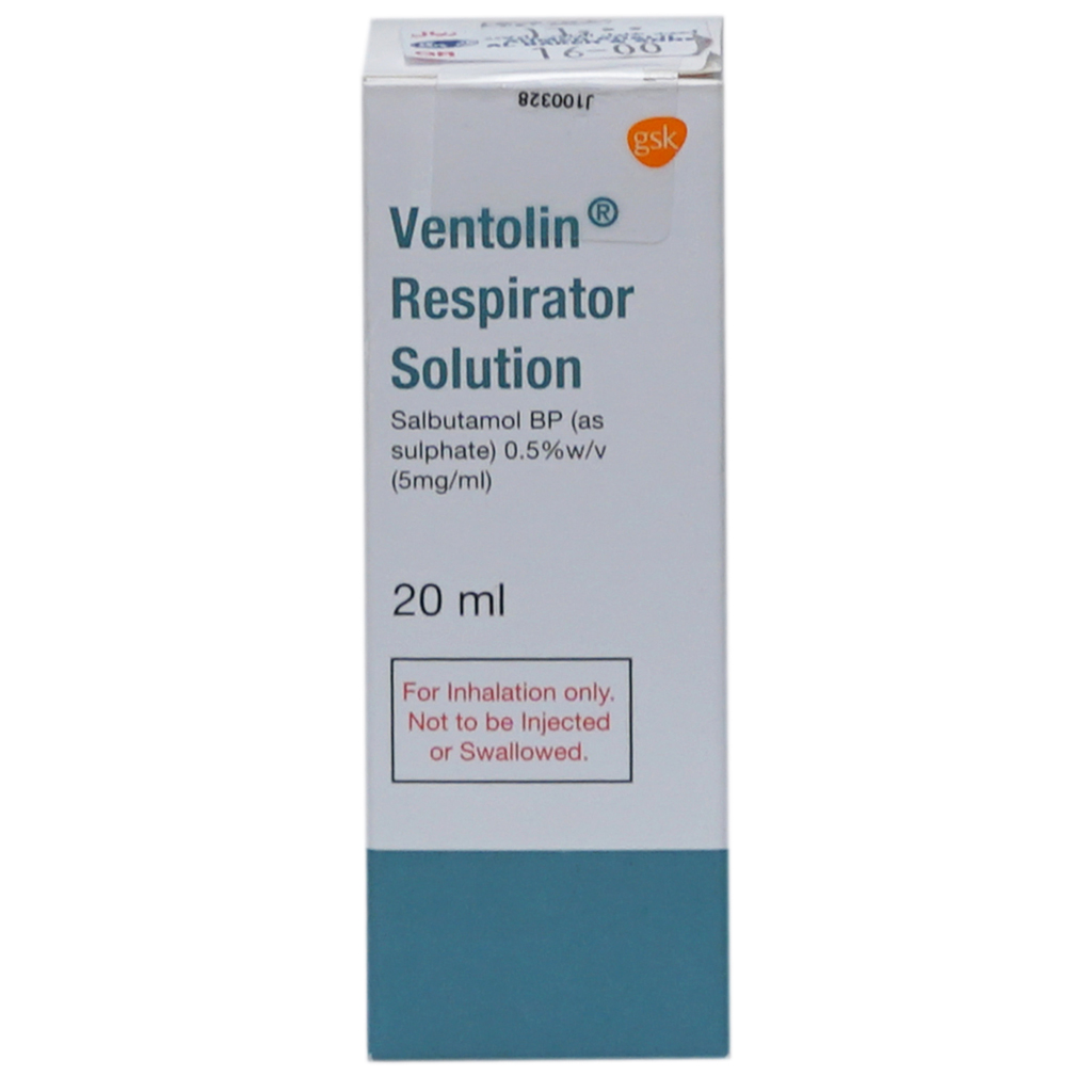 Ventolin Respiratory Solution 5Mg/Ml 20Ml- | Pharmacy and More