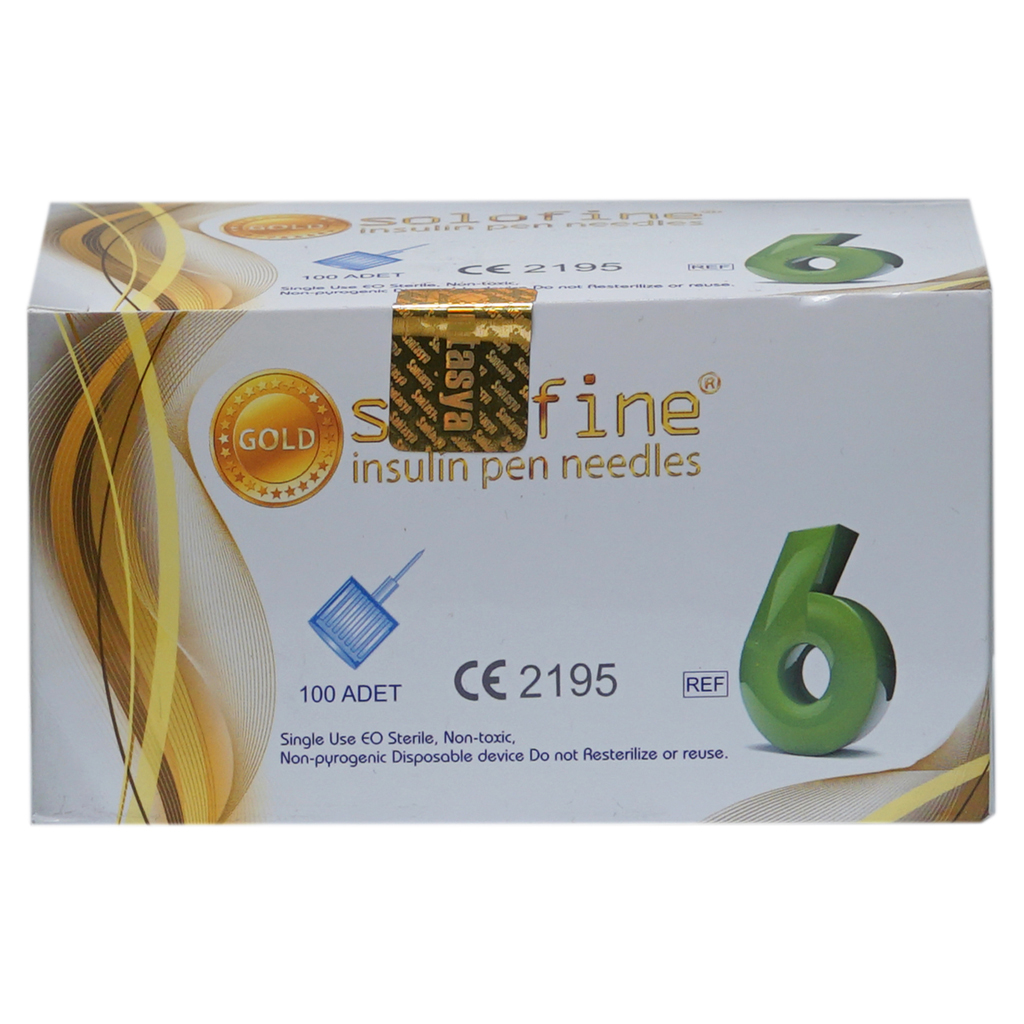 Solofine Insulin Pen Needle 6Mm 100'S- | Pharmacy and More