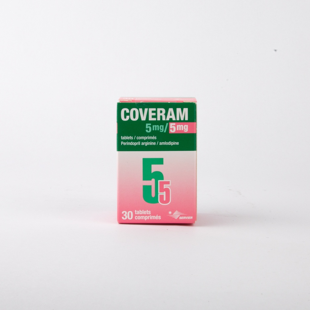 Coveram 5Mg/5Mg Tab 30'S- | Pharmacy and More