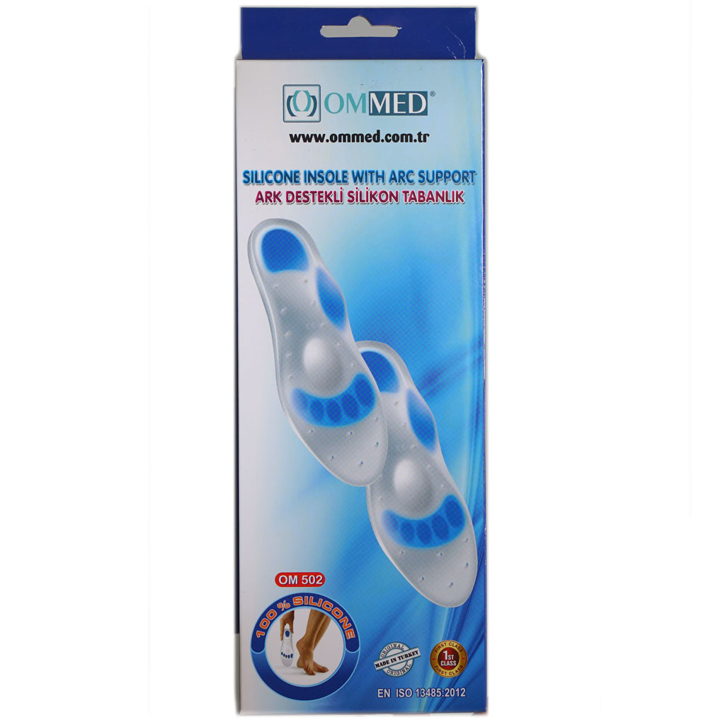 Ommed Silicone Insole W/Arc Support S | Pharmacy and More