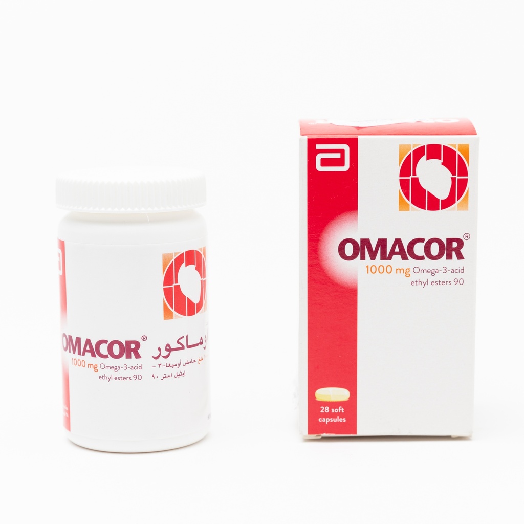 Omacor 1000Mg Soft Capsule 28'S- | Pharmacy and More