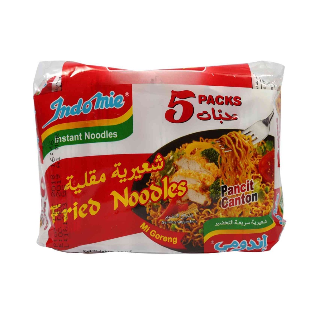 INDOMIE Instant noodle Fried noodles Pancit Canton 5x80g | Pharmacy and ...