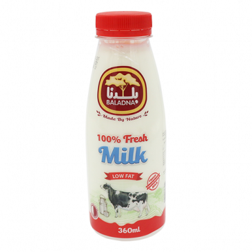 baladna milk 360ml low fat | Pharmacy and More