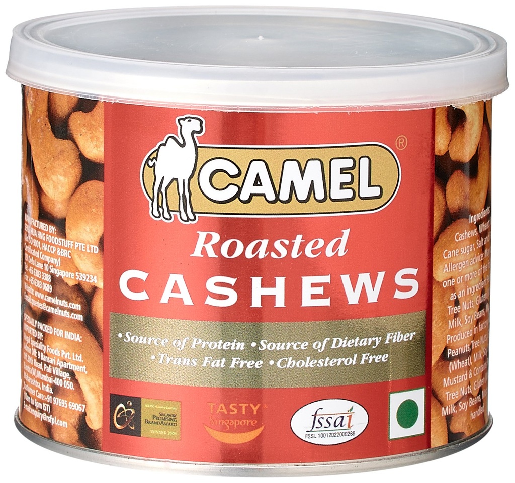 Camel Nuts Roasted Cashews 130gm | Pharmacy and More