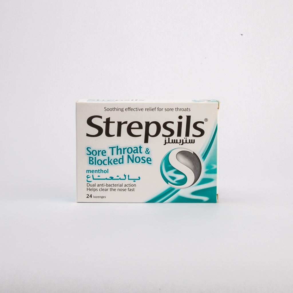 Strepsils Menthol Lozenges 24'S | Pharmacy and More