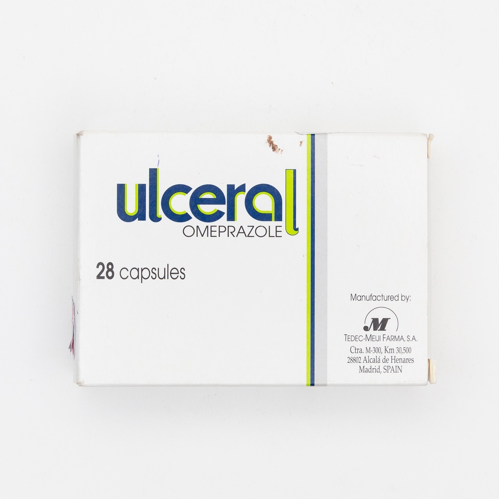 ULCERAL 20MG CAPSULE 28'S- | Pharmacy and More