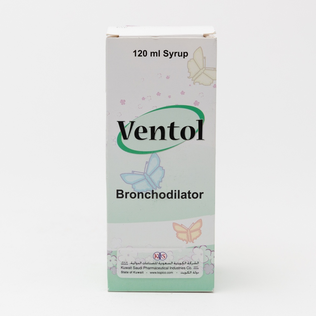 Ventol 2Mg/5Ml Syrup 120Ml- | Pharmacy and More