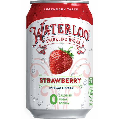 Waterloo Sparkling Water STRAWBERRY 335 ML Cans | Pharmacy and More