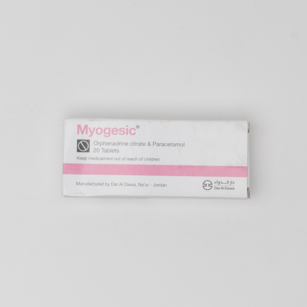 Myogesic Tablet 20'S- | Pharmacy and More