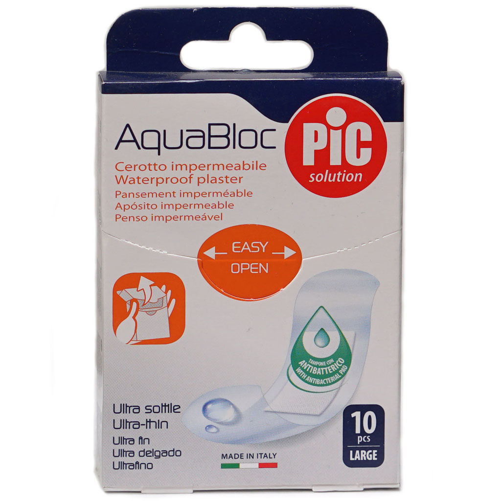 Pic Aquabloc Waterproof Plaster Mix 40 Pieces | Pharmacy and More